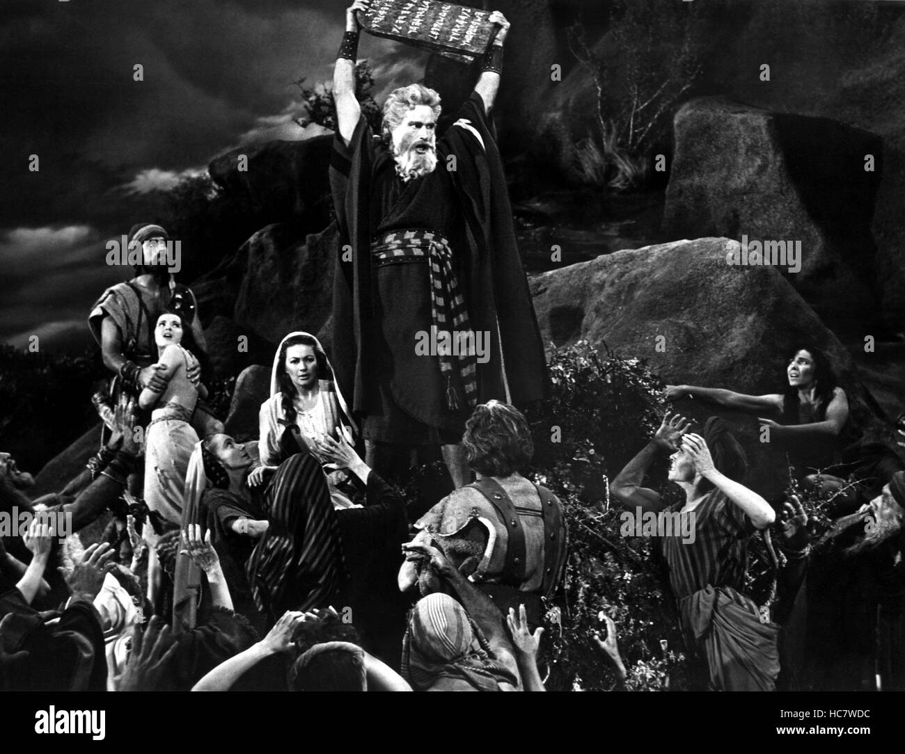 THE TEN COMMANDMENTS, Charlton Heston, 1956 Stock Photo - Alamy