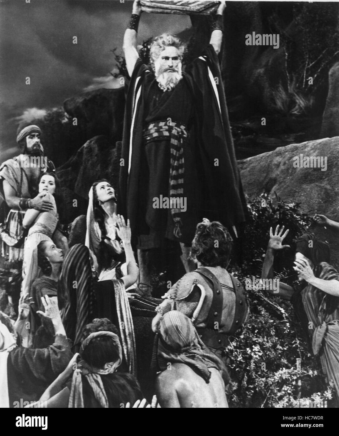 THE TEN COMMANDMENTS, Charlton Heston, 1956 Stock Photo - Alamy