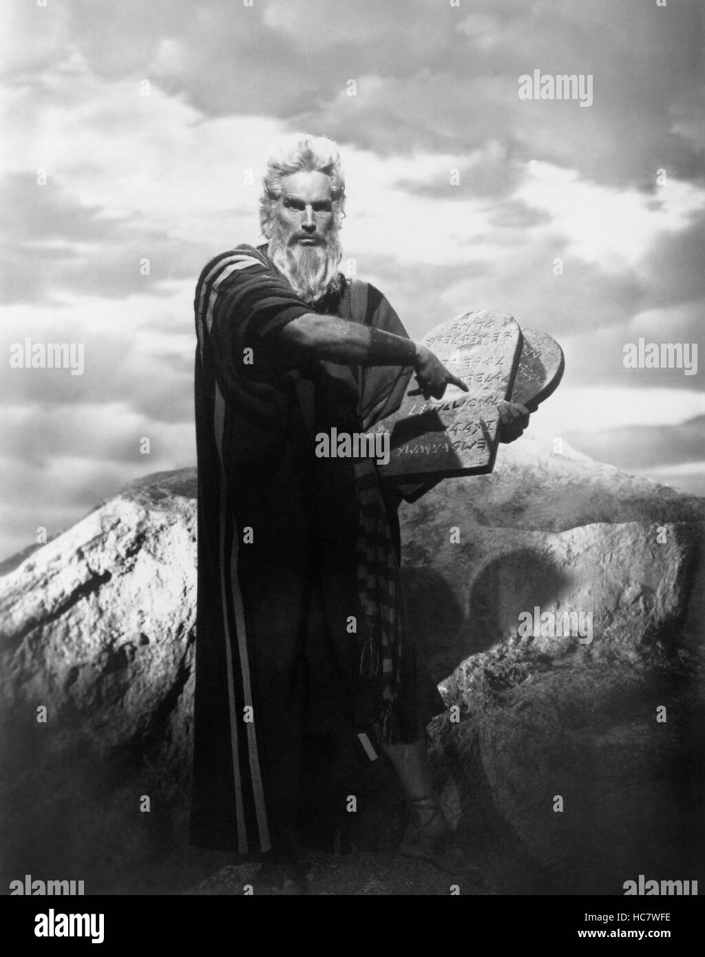 THE TEN COMMANDMENTS, Charlton Heston, 1956 Stock Photo - Alamy