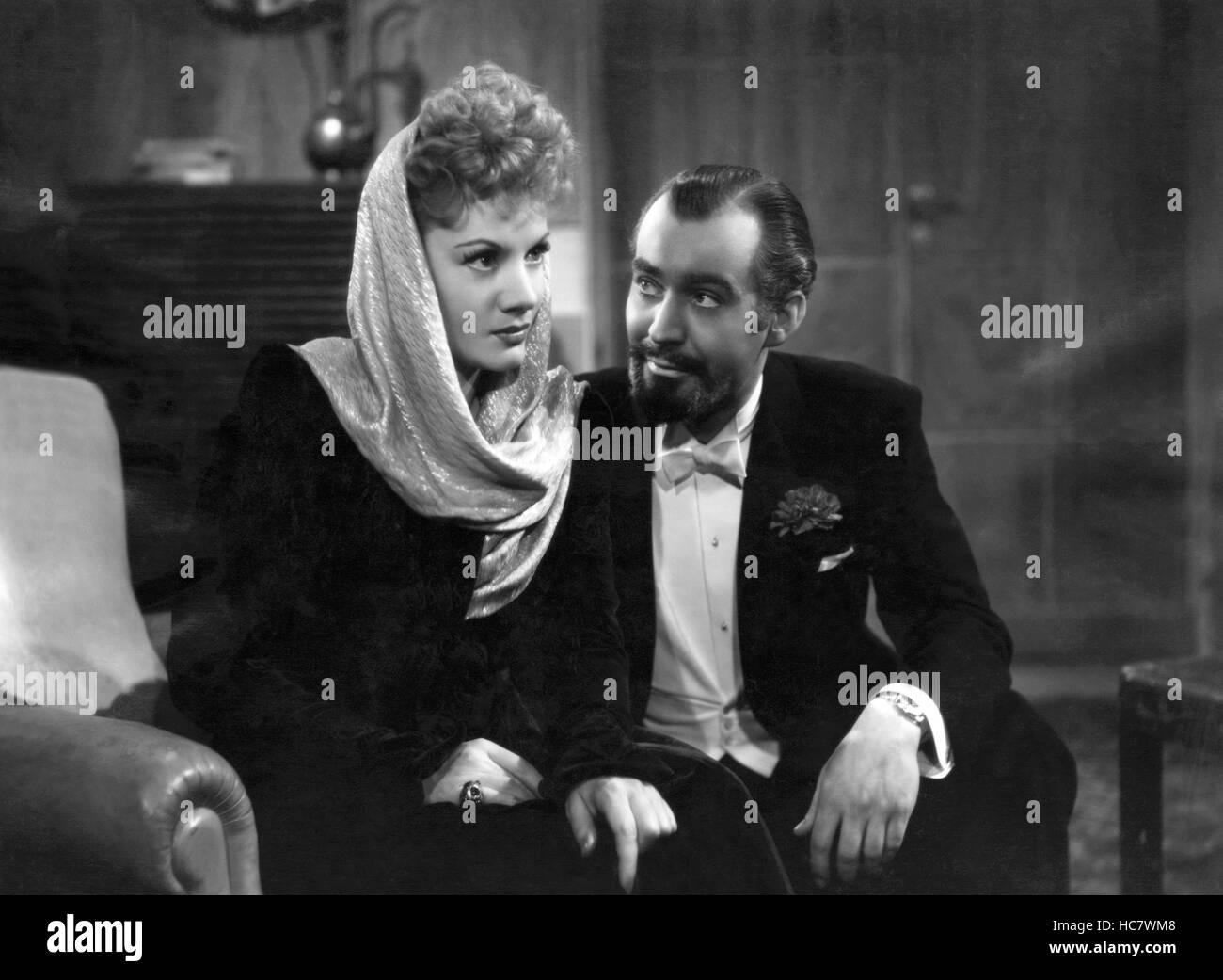 TEHERAN, from left: Marta Labarr, Manning Whiley, 1946 Stock Photo - Alamy