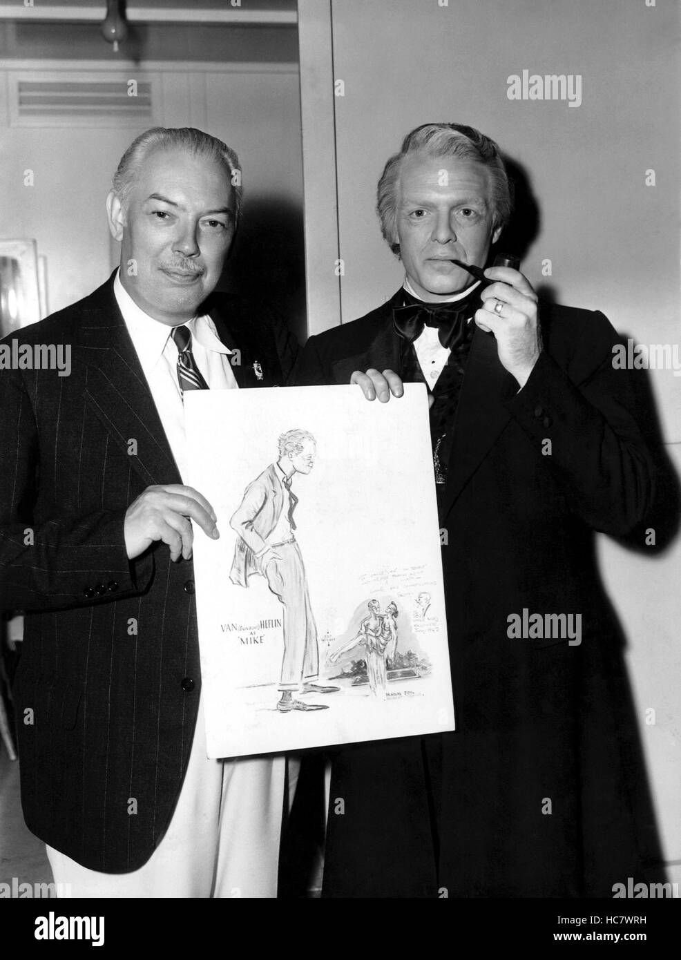 TENNESSEE JOHNSON, from left: actor-artist Nicholas Joy, Van Heflin (as ...