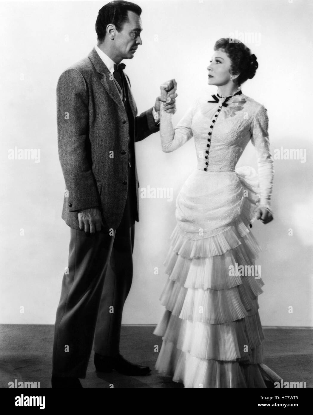 TEXAS LADY, Barry Sullivan, Claudette Colbert, 1955 Stock Photo - Alamy