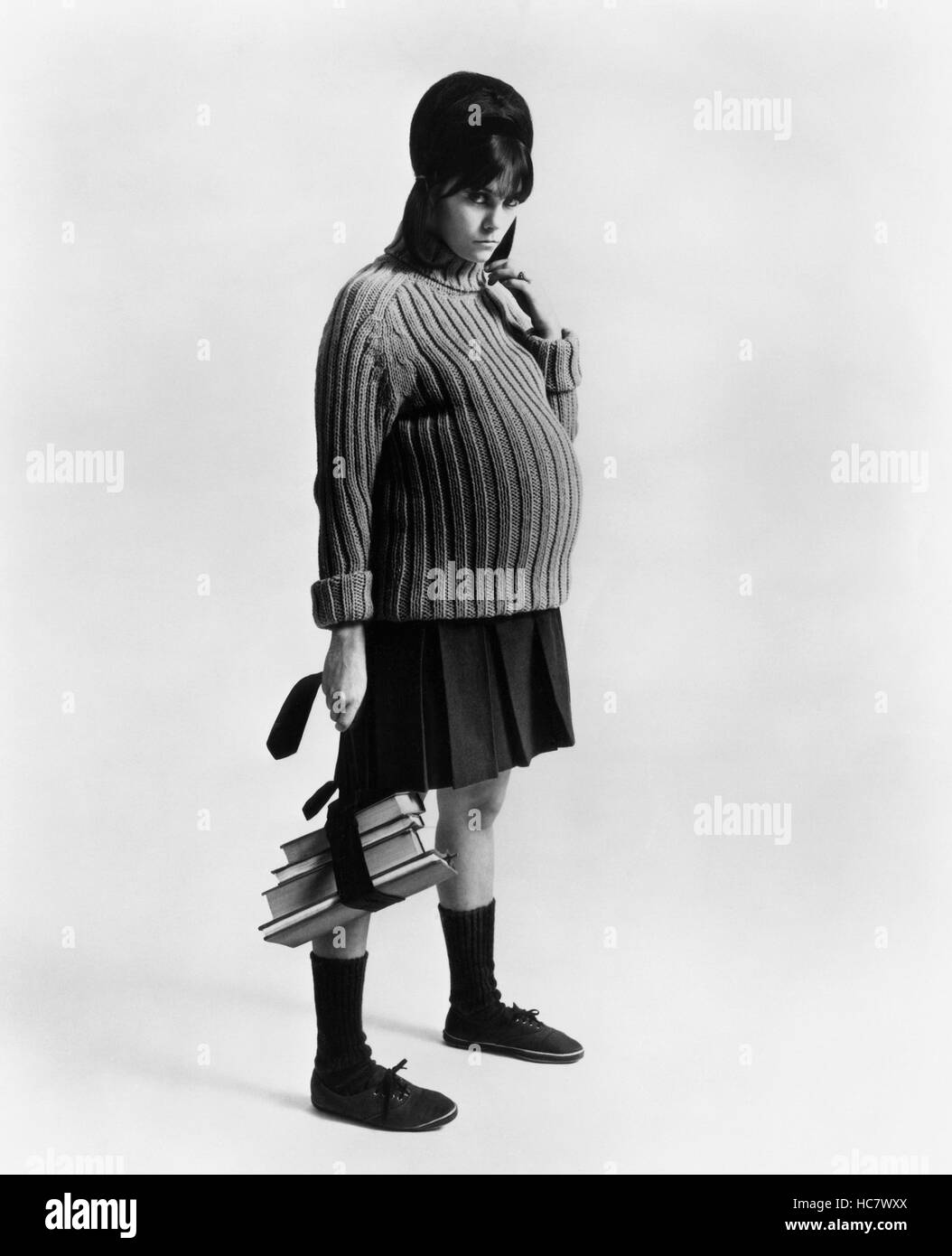 TEENAGE MOTHER, Arlene Farber, 1967 Stock Photo - Alamy