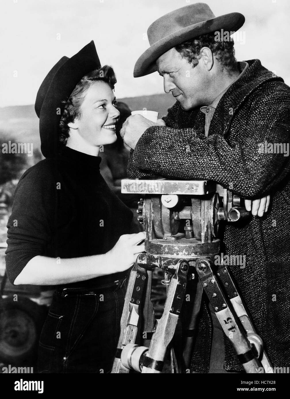 TEMPEST, (aka LA TEMPESTA), Van Heflin, right, and his second wife ...