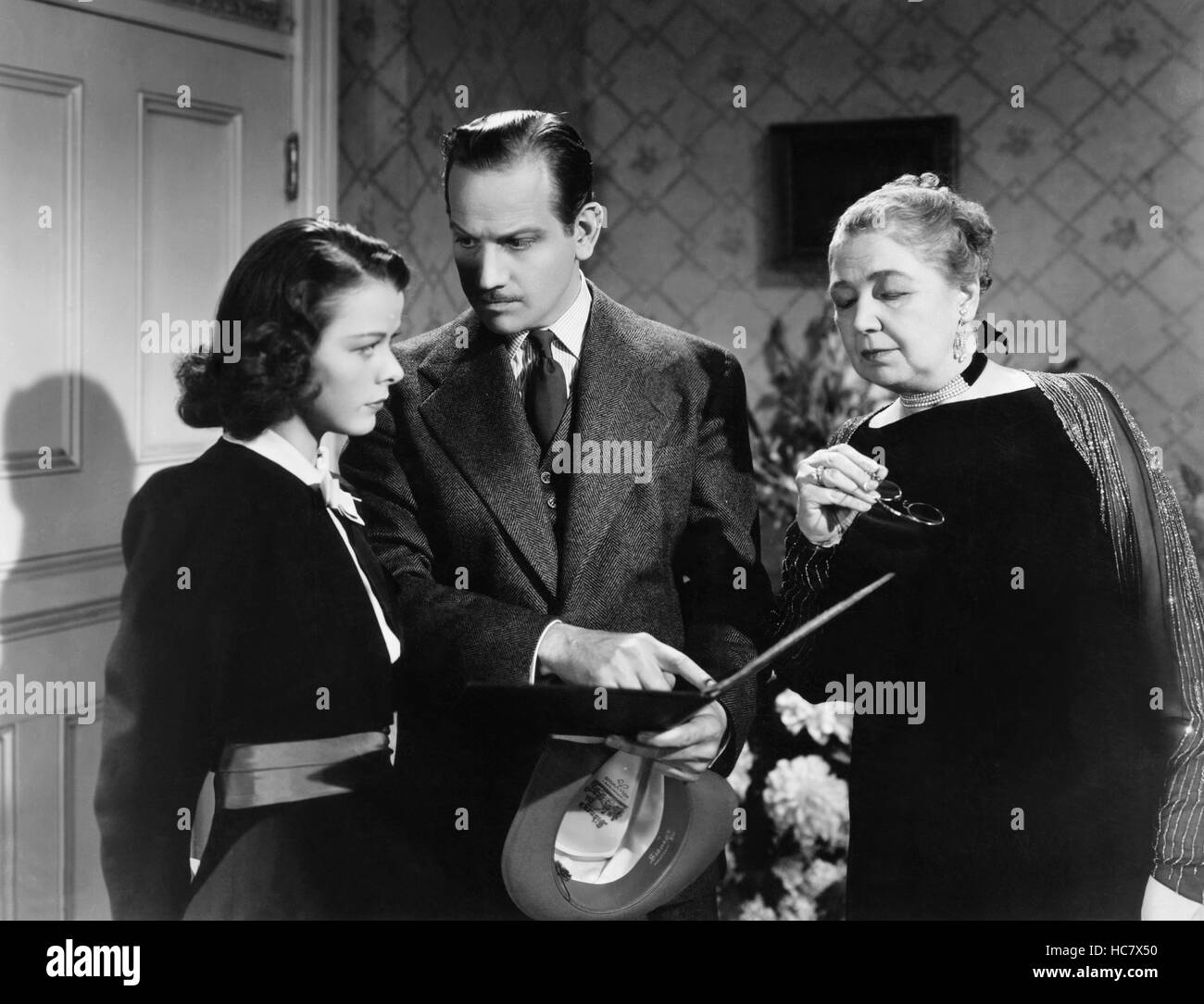 TELL NO TALES, from left: Louise Platt, Melvyn Douglas, Esther Dale ...