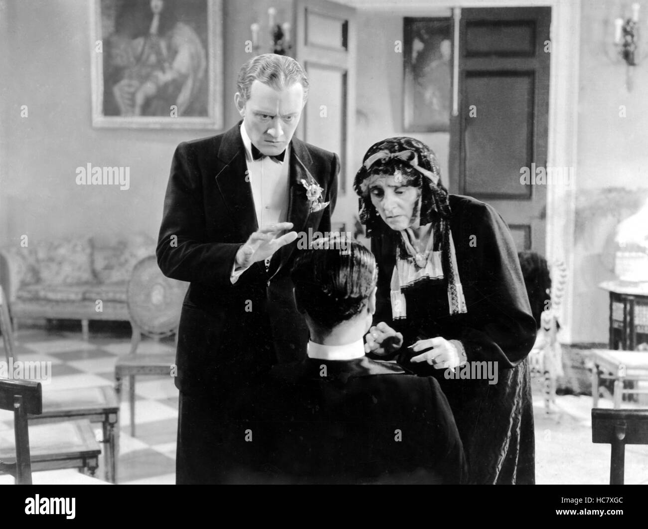 THE THIRTEENTH CHAIR, Conrad Nagel, Margaret Wycherly, 1929 Stock Photo ...