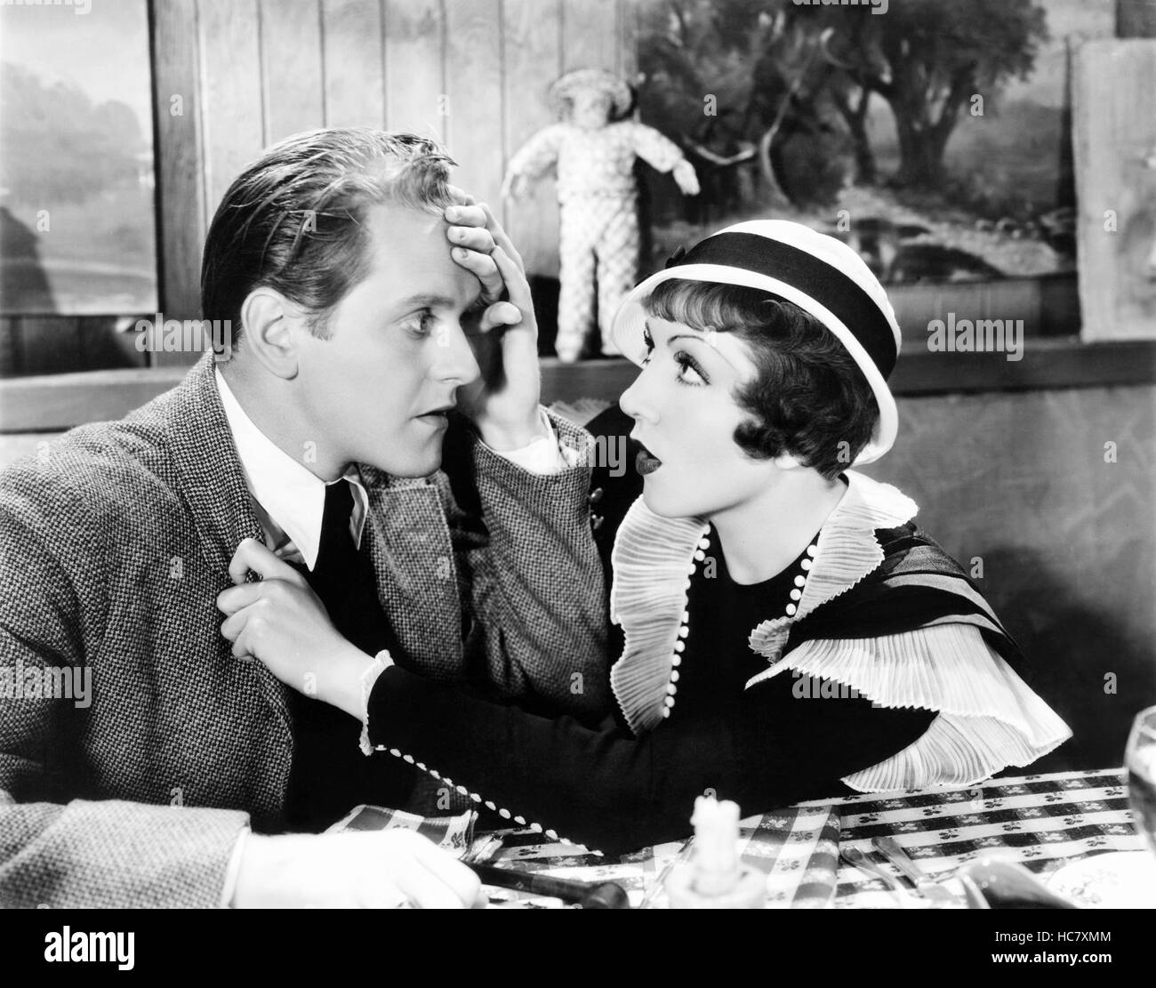 THREE-CORNERED MOON, from left: Hardie Albright, Claudette Colbert ...