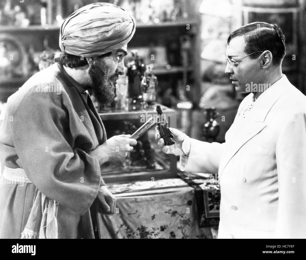 THINK FAST, MR. MOTO, from left, J. Carrol Naish, Peter Lorre, 1937, TM ...