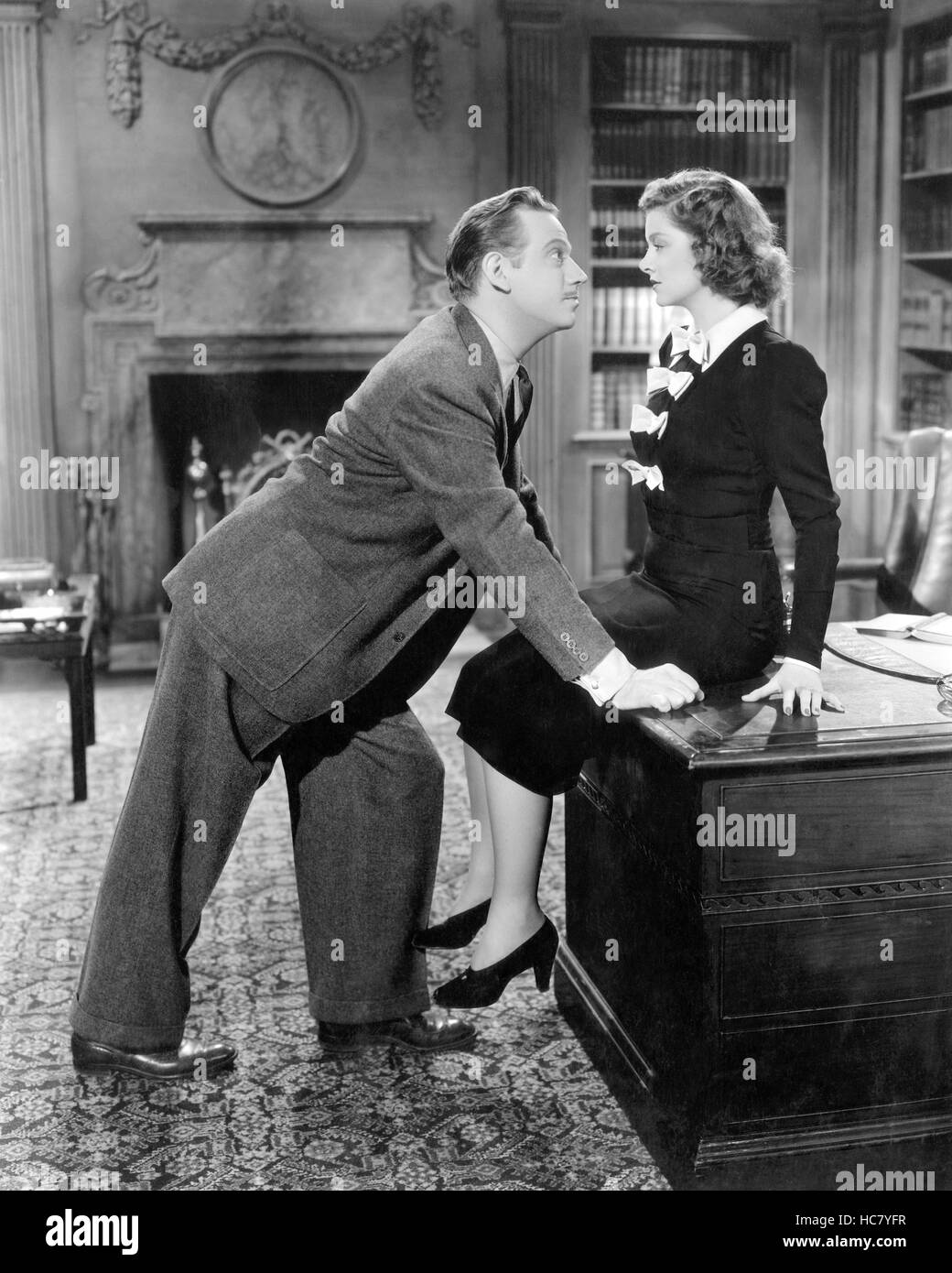 THIRD FINGER, LEFT HAND, Melvyn Douglas, Myrna Loy, 1940 Stock Photo ...