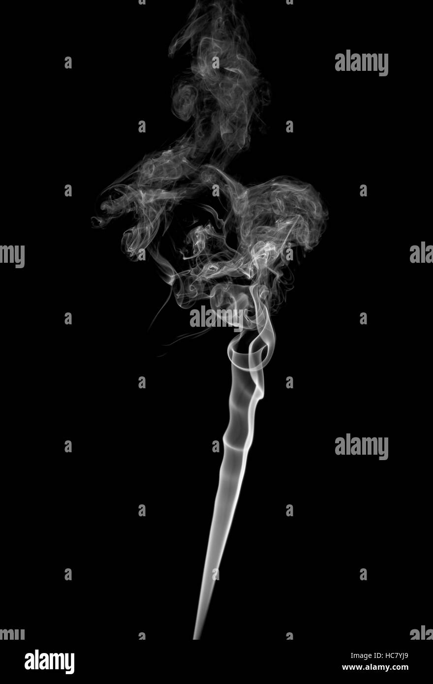 Abstract light smoke on a dark background Stock Photo - Alamy