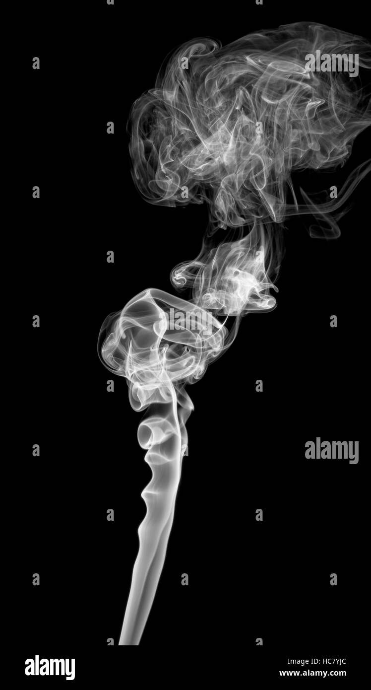 Abstract light smoke on a dark background Stock Photo - Alamy