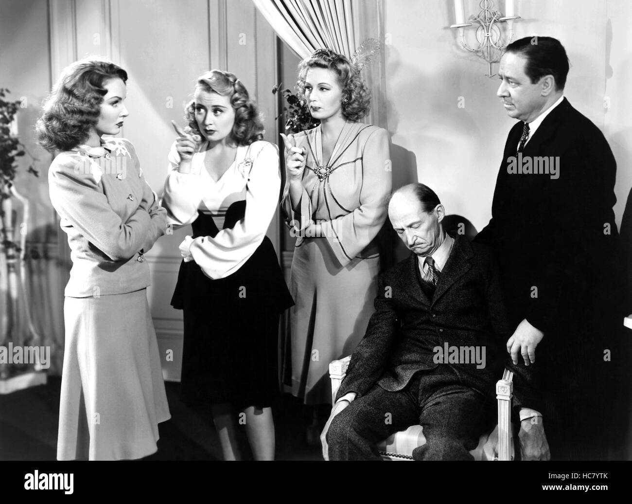 THREE GIRLS ABOUT TOWN, from left, Janet Blair, Joan Blondell, Binnie ...