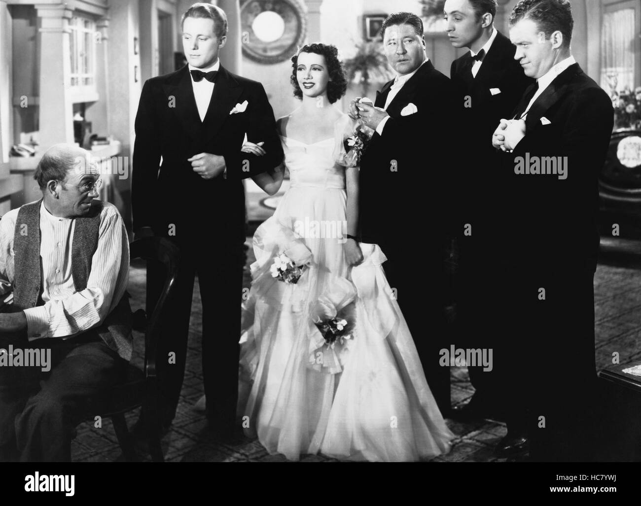 THAT GIRL FROM PARIS, from left: Alec Craig, Gene Raymond, Lily Pons ...