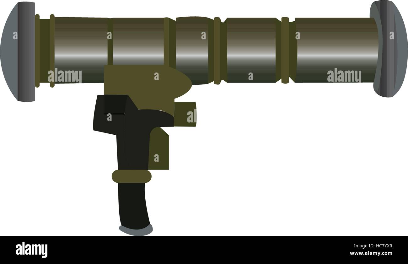 Isolated bazooka on a white background, Vector illustration Stock ...