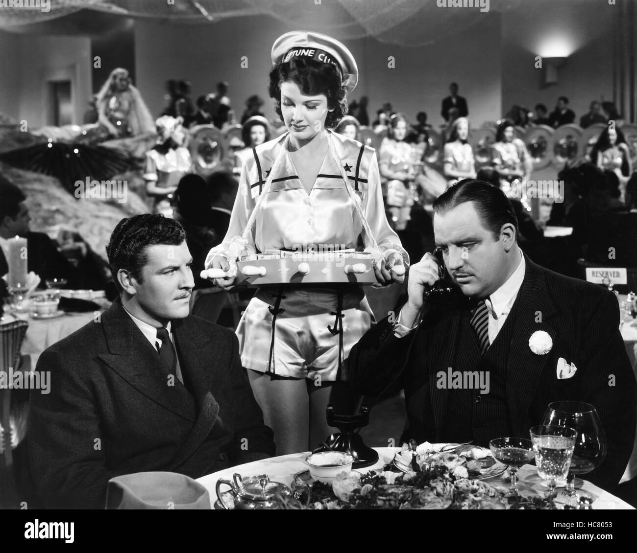 THIS GUN FOR HIRE, from left, Robert Preston, Yvonne De Carlo, Laird ...