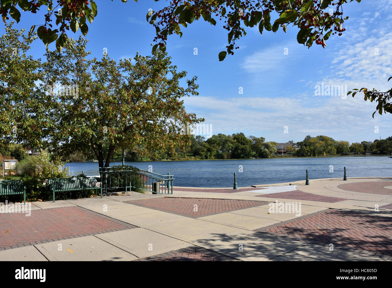Cravath Lakefront Park in Whitewater, Wisconsin Stock Photo - Alamy
