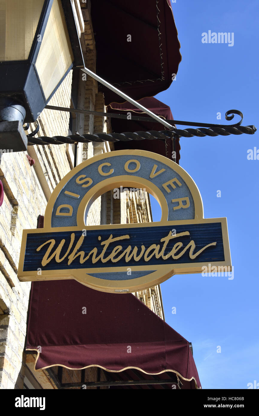 Downtown Whitewater, Wisconsin Stock Photo - Alamy