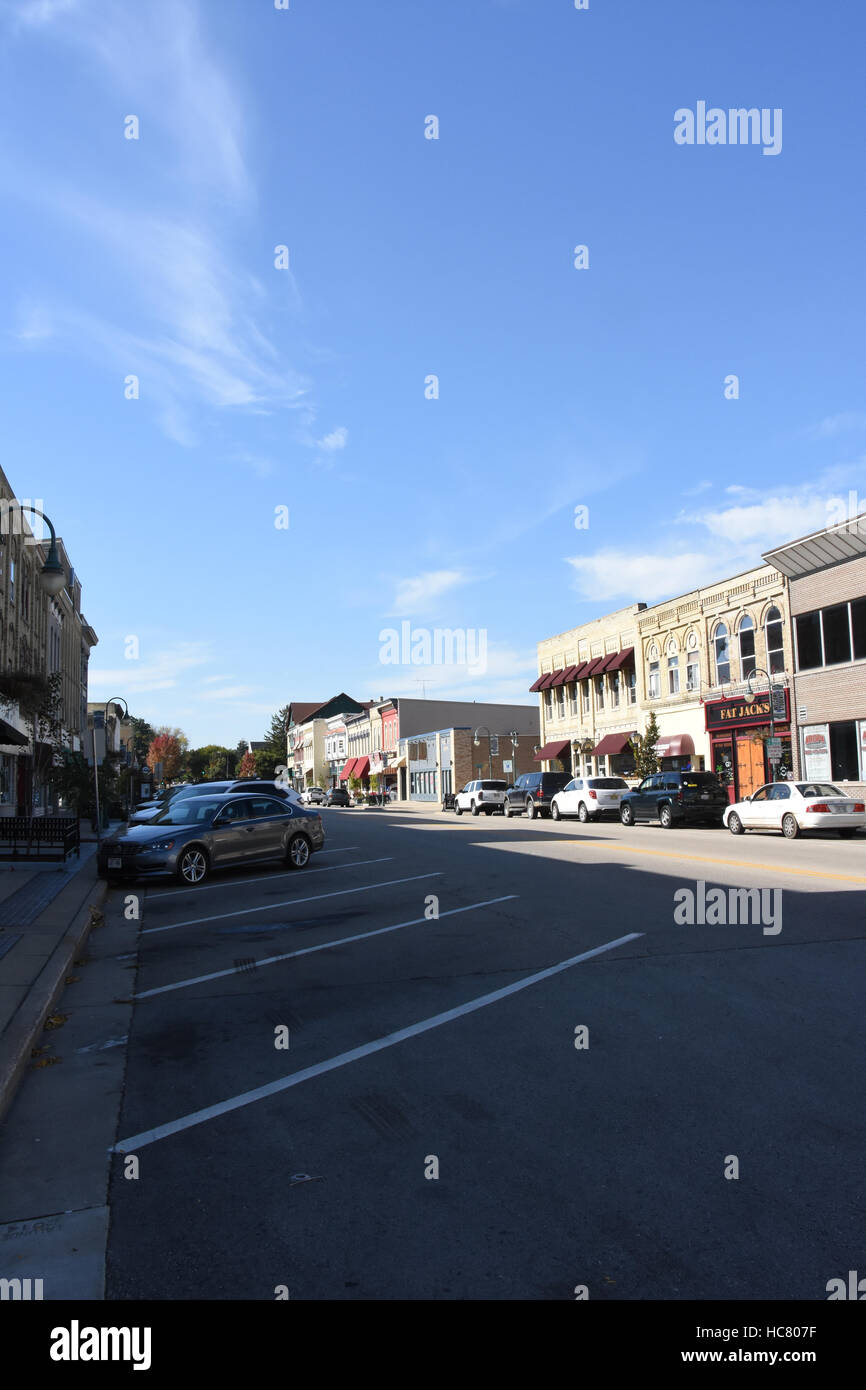 Downtown Whitewater, Wisconsin Stock Photo - Alamy