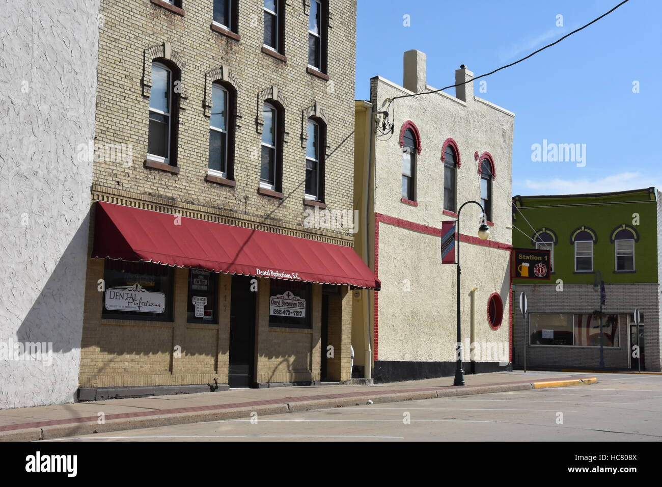 Downtown Whitewater, Wisconsin Stock Photo - Alamy