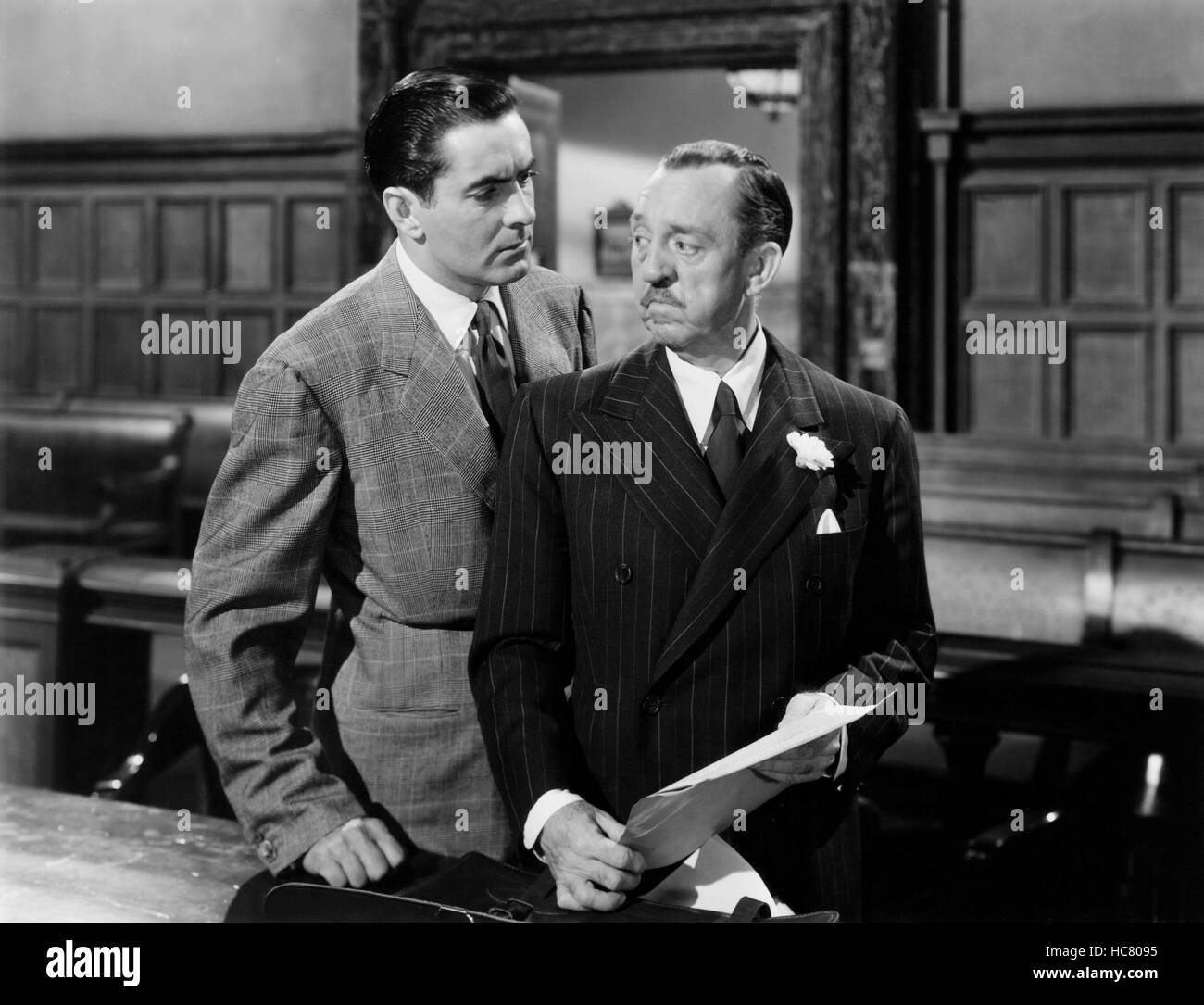 THAT WONDERFUL URGE, from left, Tyrone Power, Porter Hall, 1948, ©20th ...