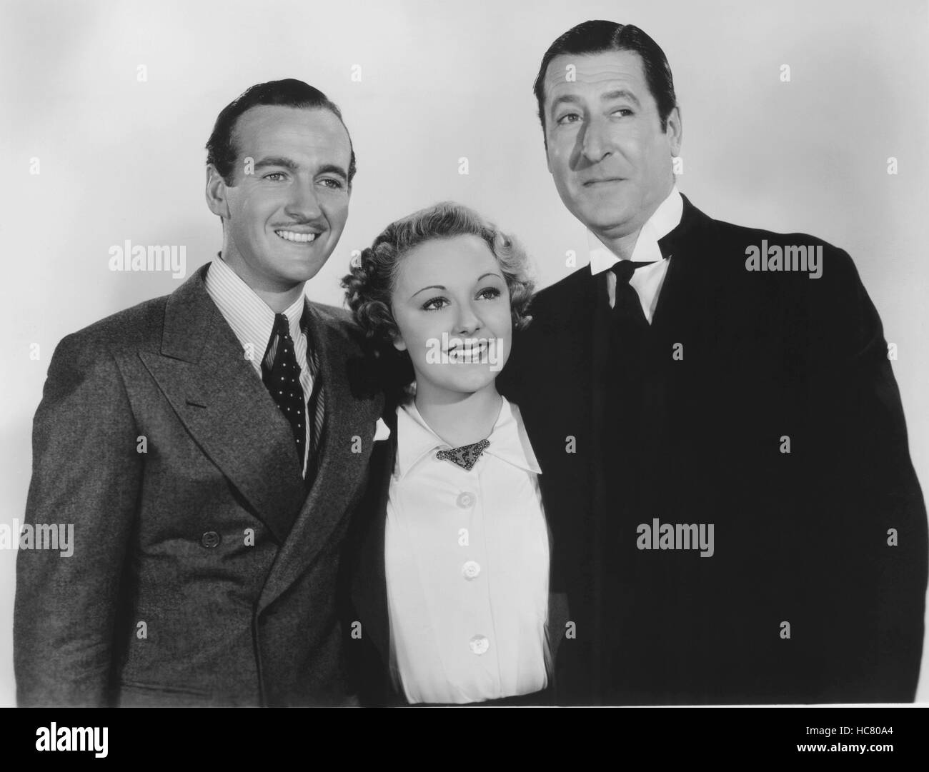 THANK YOU, JEEVES!, from left: David Niven, Virginia Field, Arthur ...
