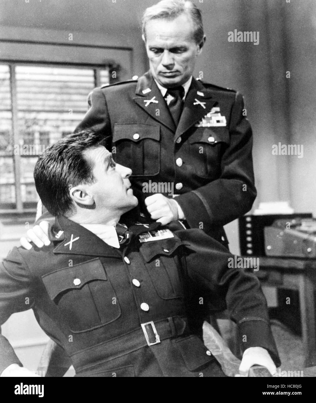 TIME LIMIT, from left, Richard Basehart, Richard Widmark, 1957 Stock ...