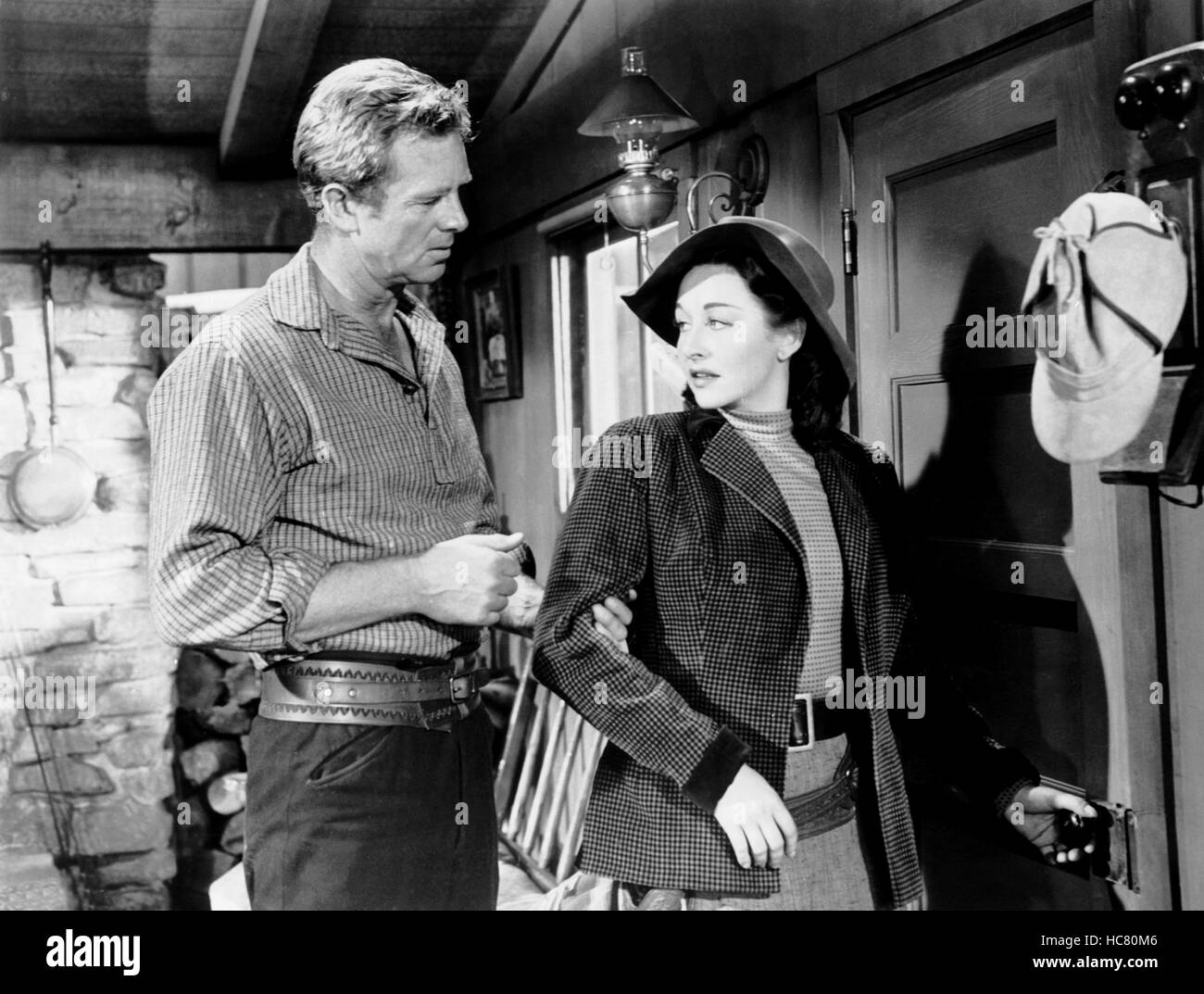 TIMBERJACK, from left, Sterling Hayden, Vera Ralston, 1955 Stock Photo - Alamy