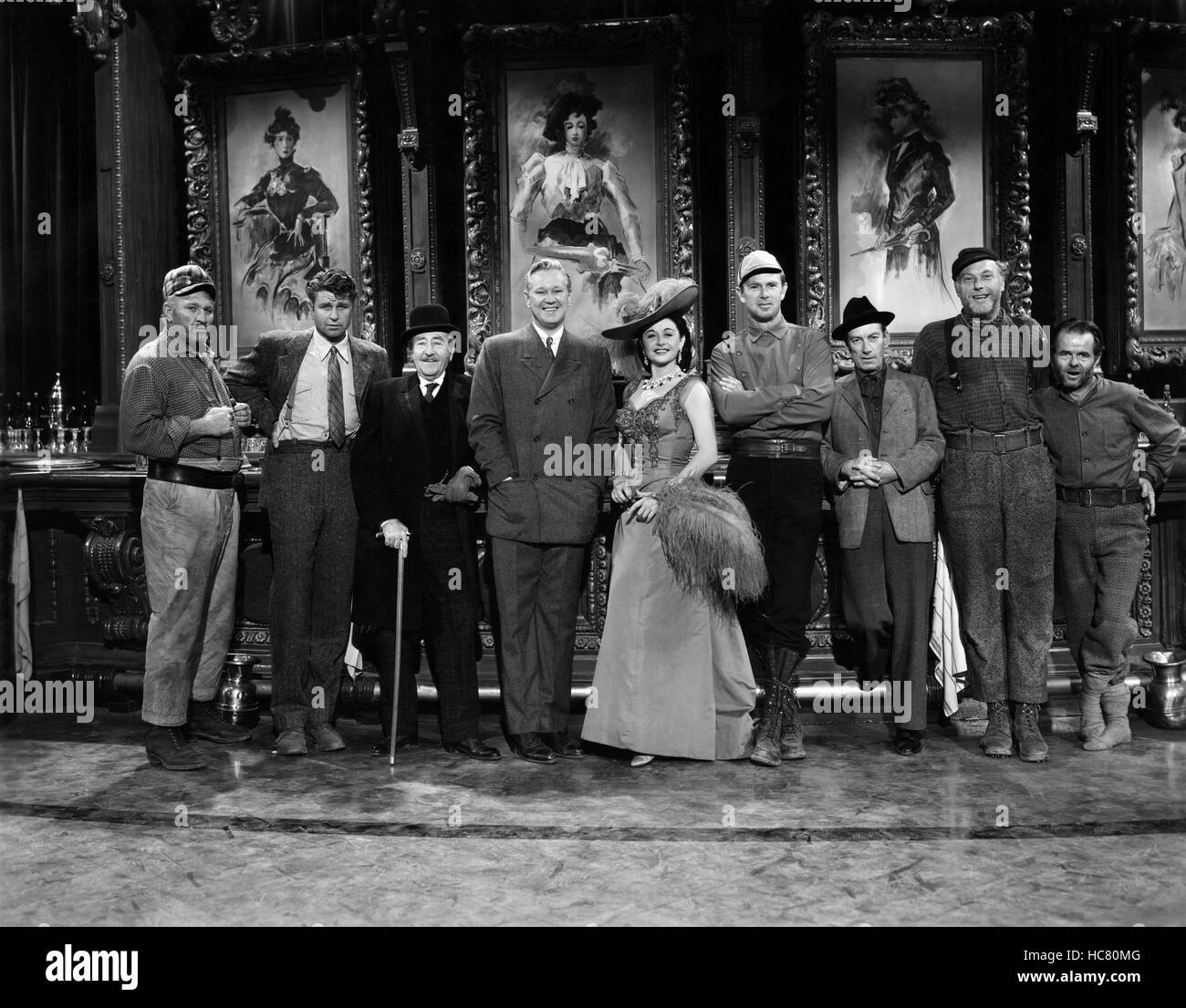 TIMBERJACK, Howard Petrie, Jim Davis, Adolphe Menjou, David Brian, Vera ...