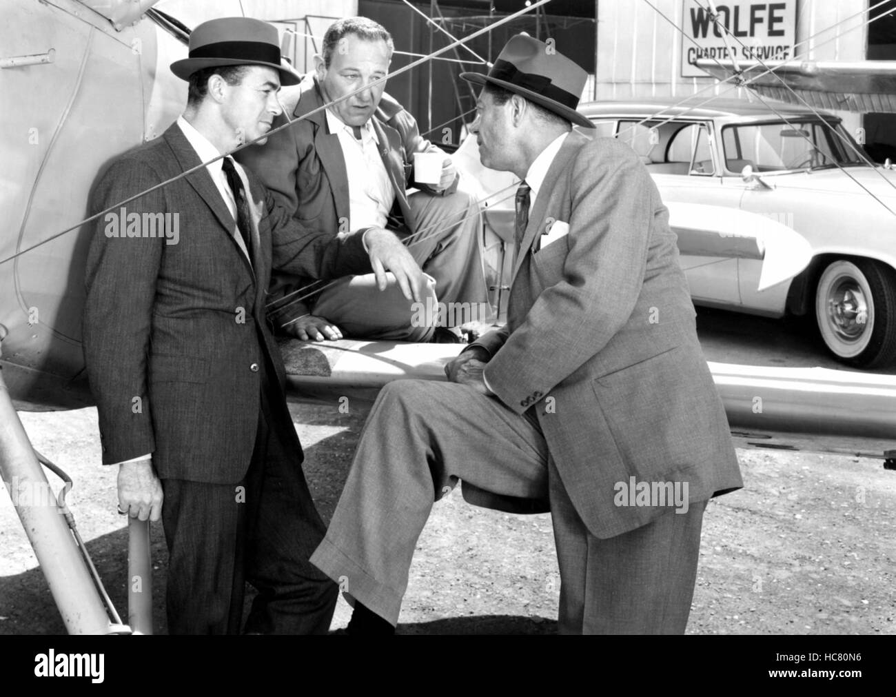 TIMETABLE, Mark Stevens, Alan Reed, King Calder, 1956 Stock Photo - Alamy