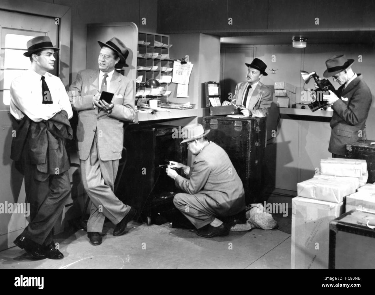 TIMETABLE, Mark Stevens, King Calder, 1956 Stock Photo - Alamy