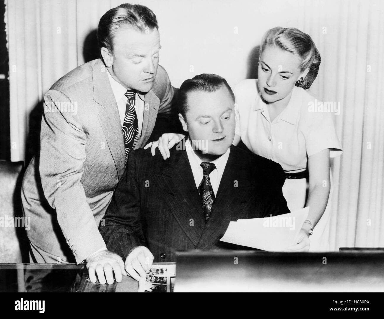 THE TIME OF YOUR LIFE, from left: James Cagney, producer William Cagney ...