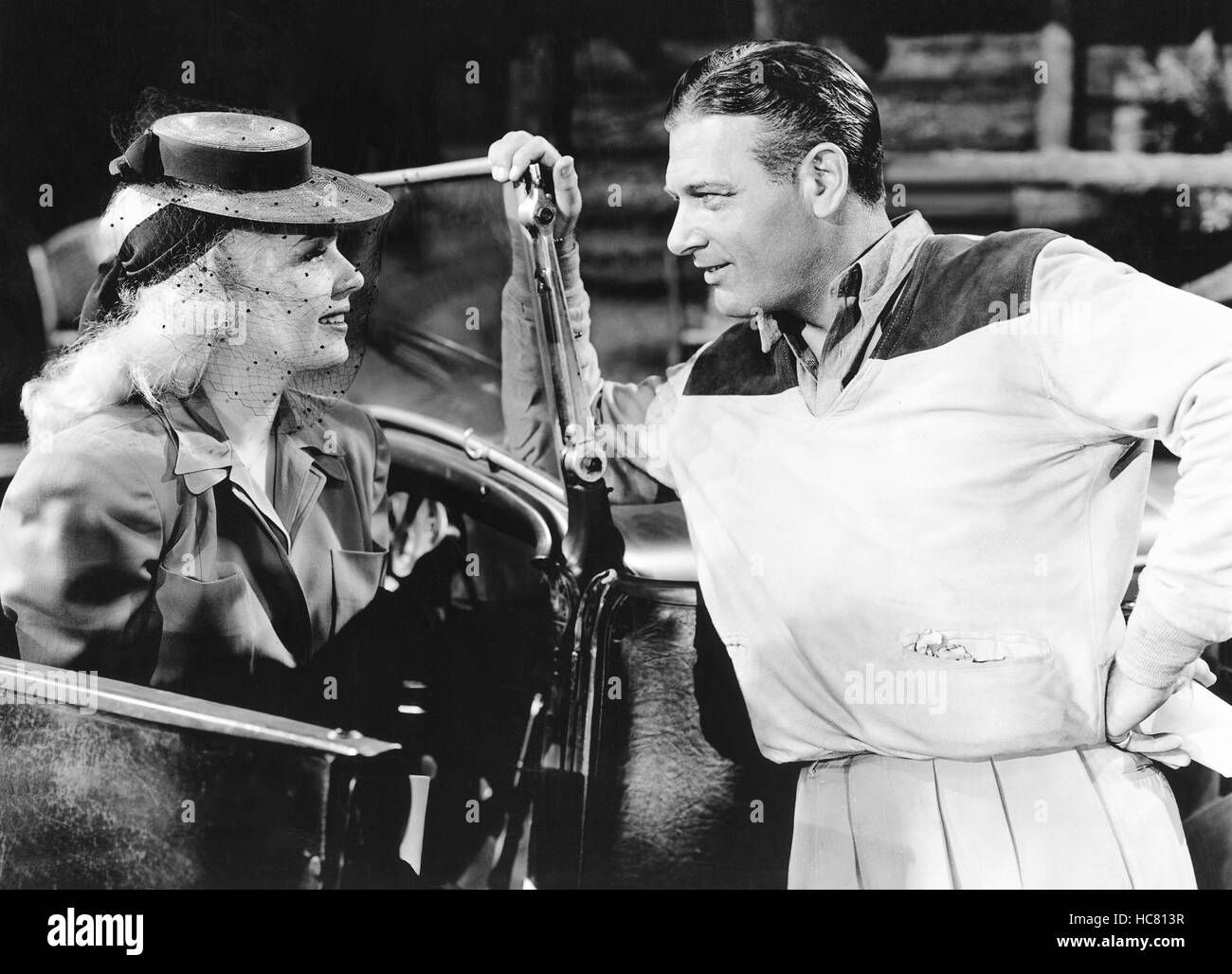 TIMBER QUEEN, from left: Mary Beth Hughes, Richard Arlen, 1944 Stock ...