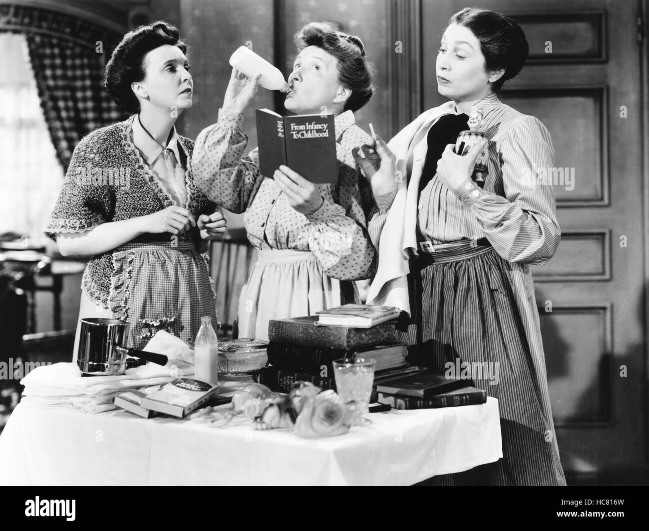 TISH, from left: Zasu Pitts, Marjorie Main, Aline MacMahon, 1942 Stock ...