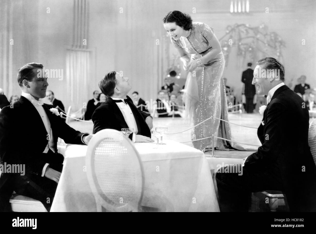 TIMES SQUARE PLAYBOY, l-r: Dick Purcell, Gene Lockhart, June Travis, Warren William, 1936 Stock ...