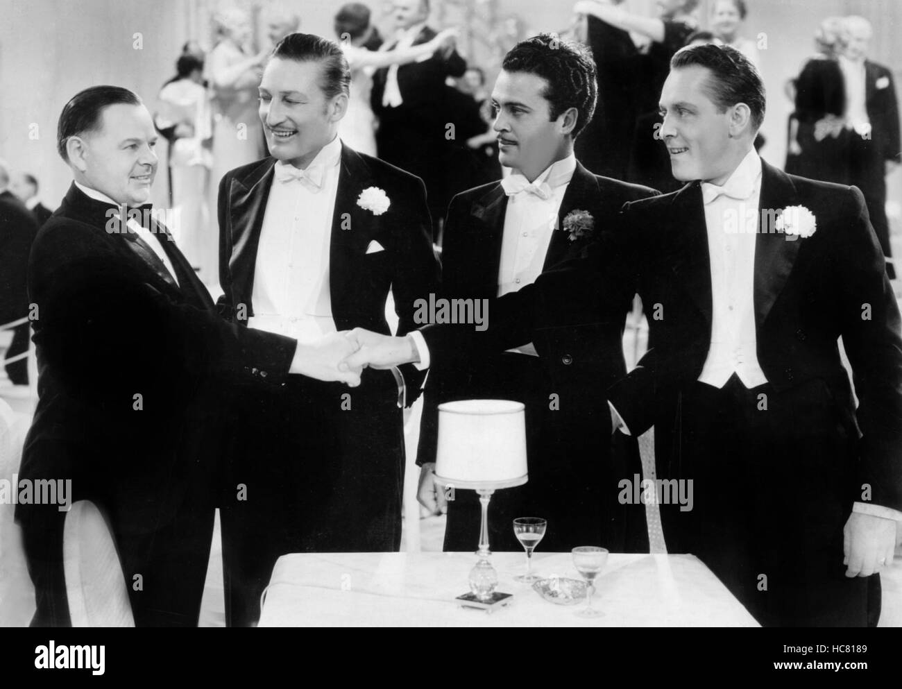TIMES SQUARE PLAYBOY, l-r: Gene Lockhart, Warren William, Craig Reynolds, Dick Purcell, 1936 ...