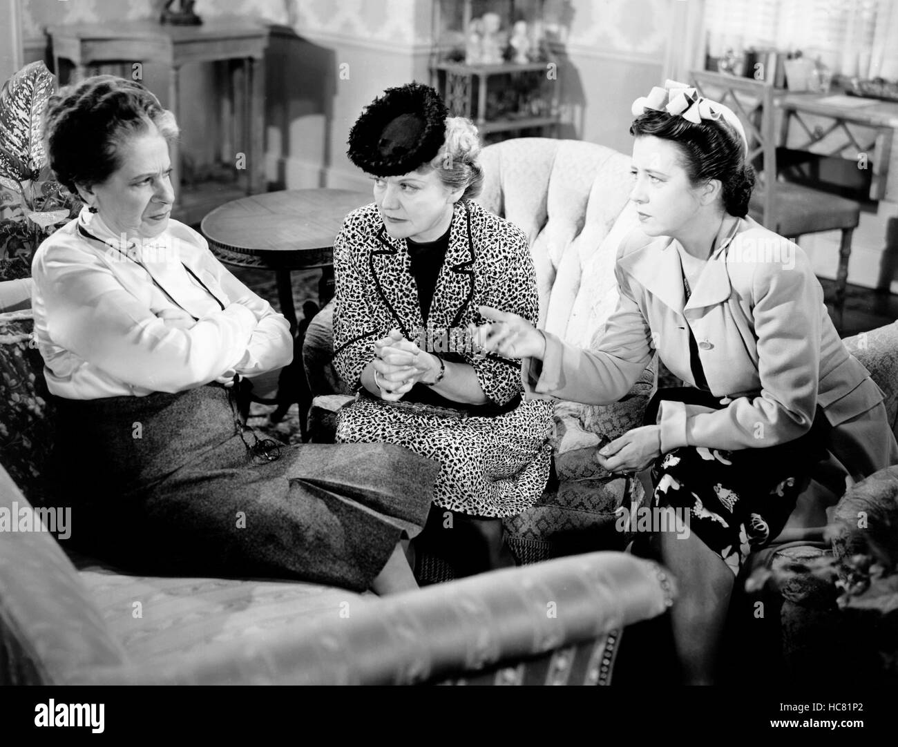 THE TOWN WENT WILD, from left, Maude Eburne, Minna Gombell, Ruth Lee ...