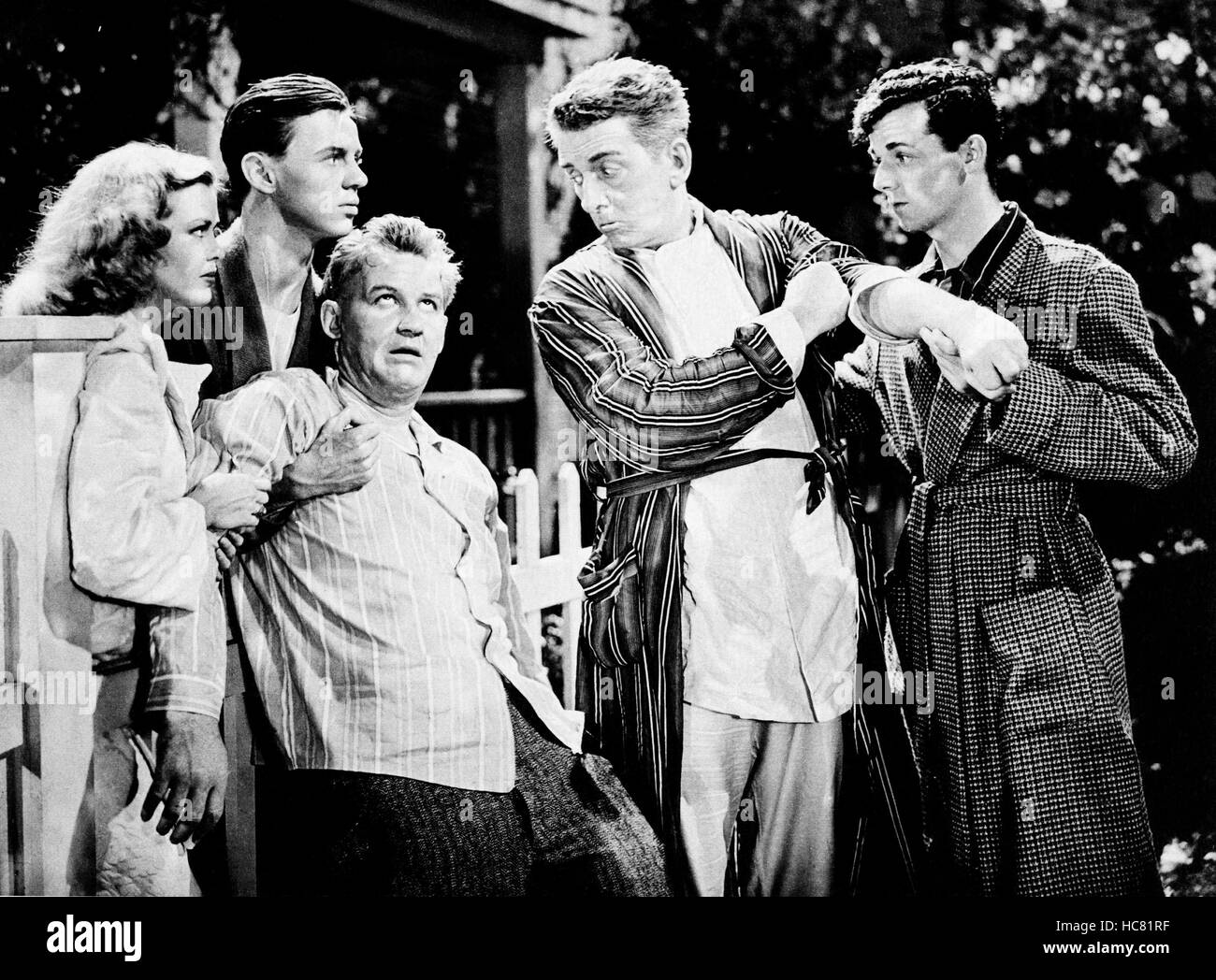 THE TOWN WENT WILD, from left: Jill Browning, Jimmy Lydon, Tom Tully ...