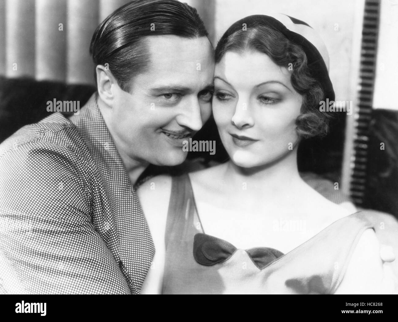 TRANSATLANTIC, from left: Edmund Lowe, Myrna Loy, 1931. TM & copyright ...