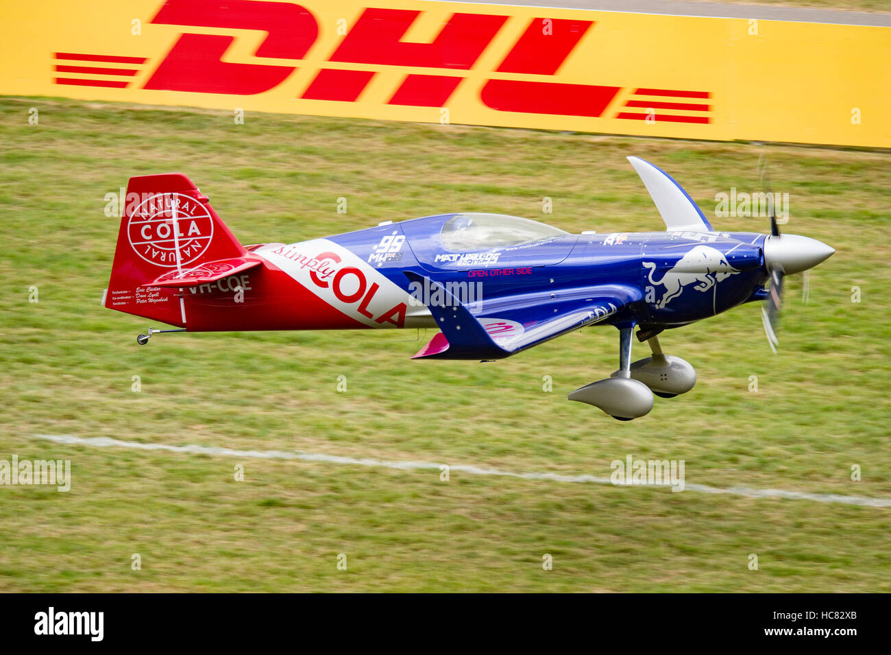 Red Bull Air Race at Ascot Racecourse 2016 Featuring: Matt Hall Racing ...