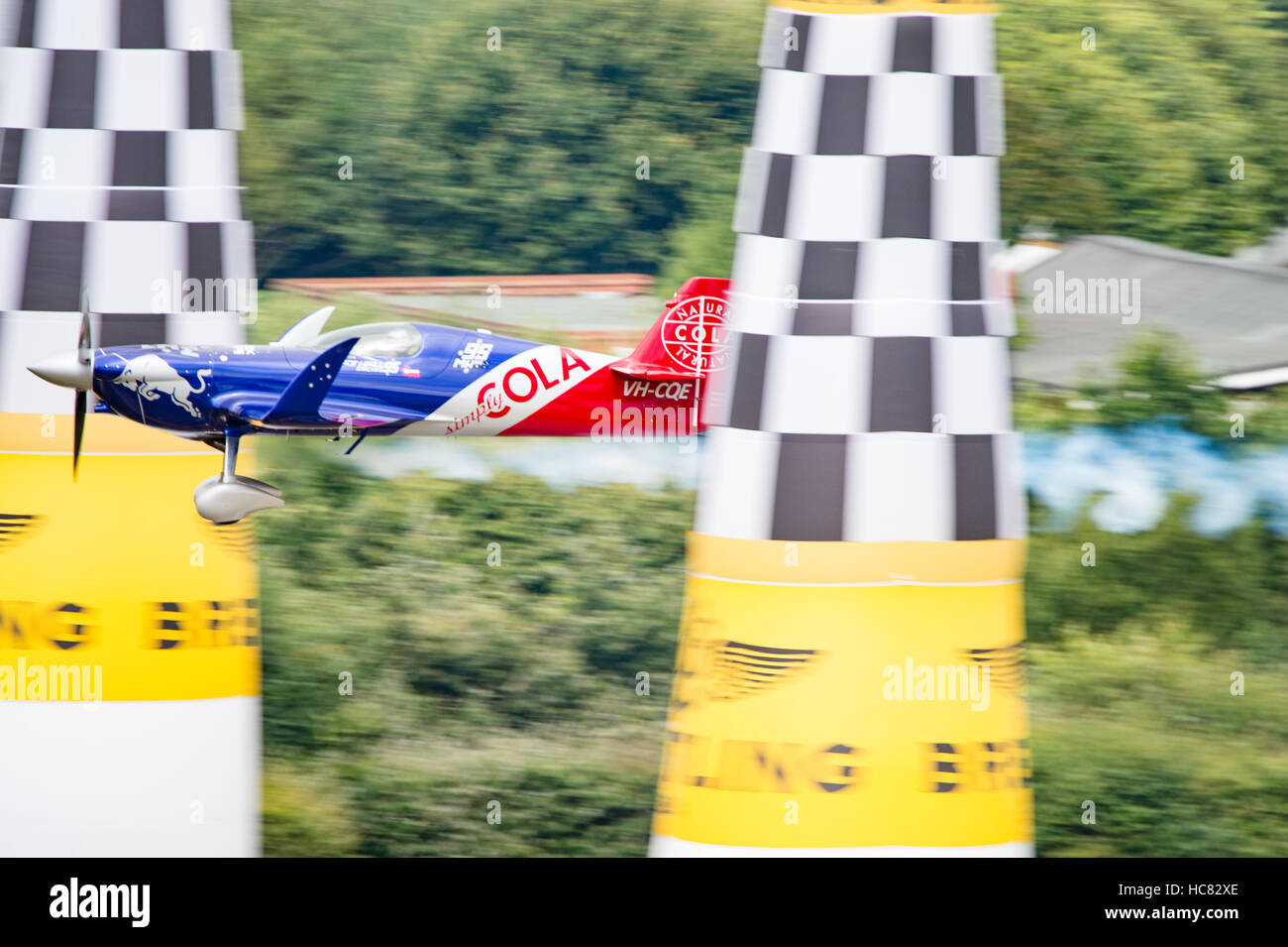Red Bull Air Race at Ascot Racecourse 2016 Featuring: Matt Hall Racing ...