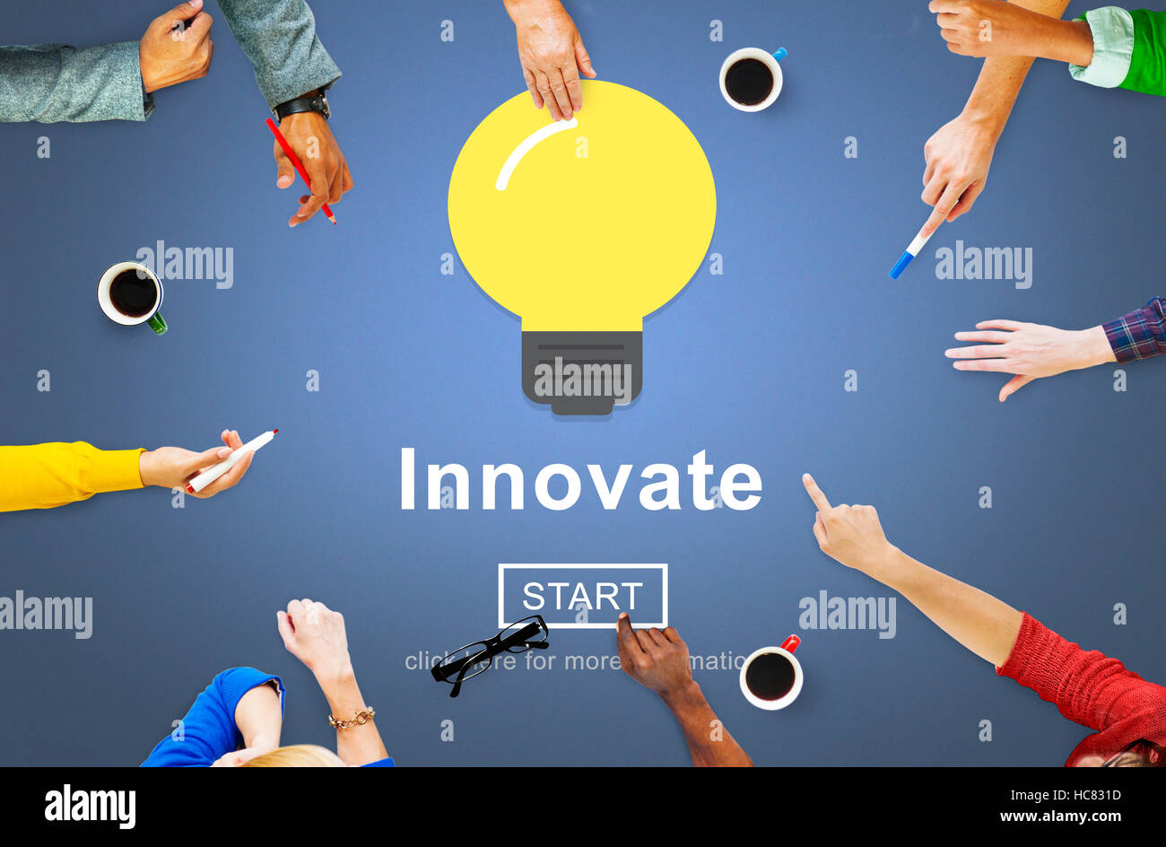 innovate Development Ideas Progress Development Concept Stock Photo - Alamy