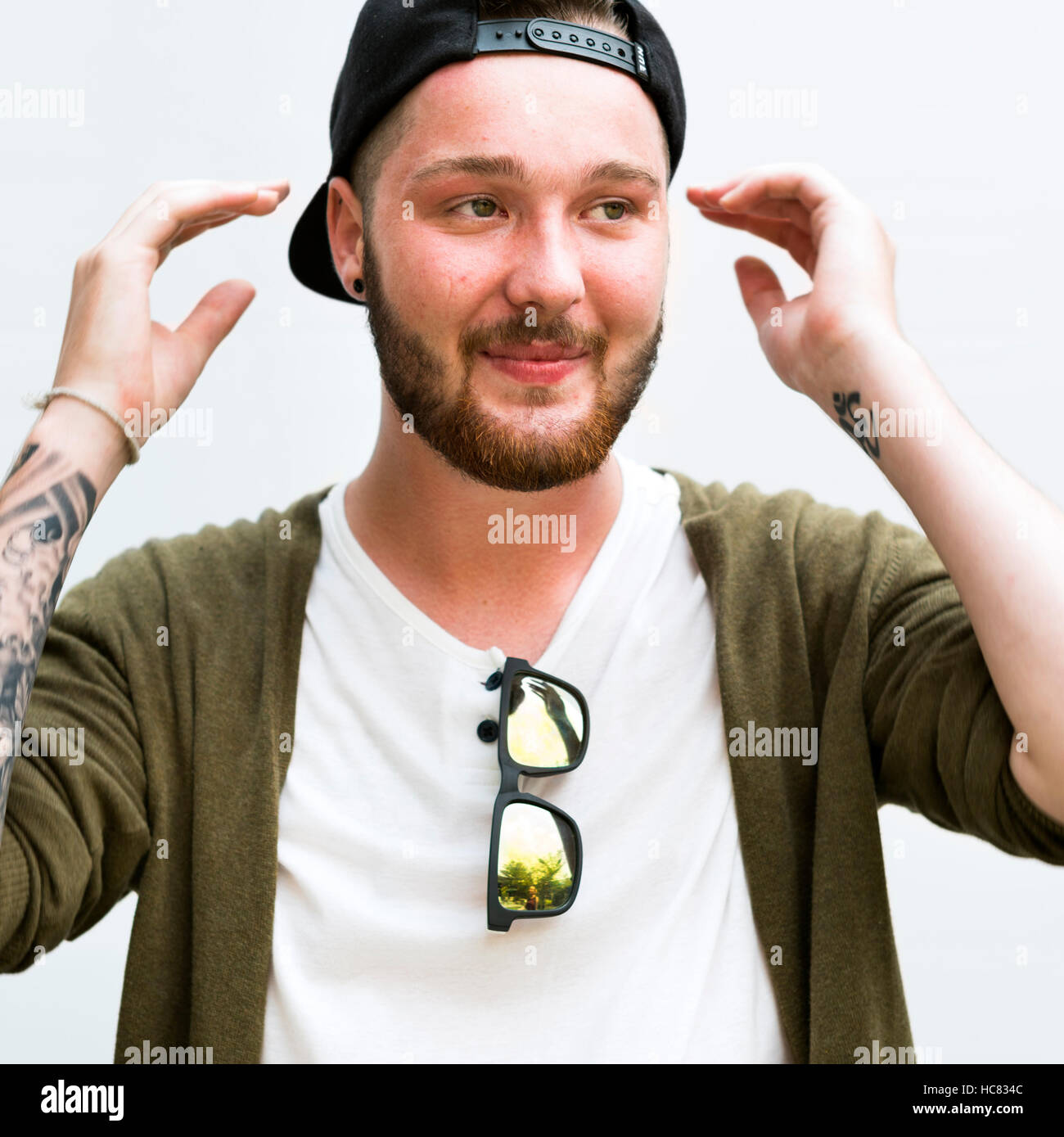 Caucasian Ethnicity Handsome Man Cheerful Concept Stock Photo - Alamy