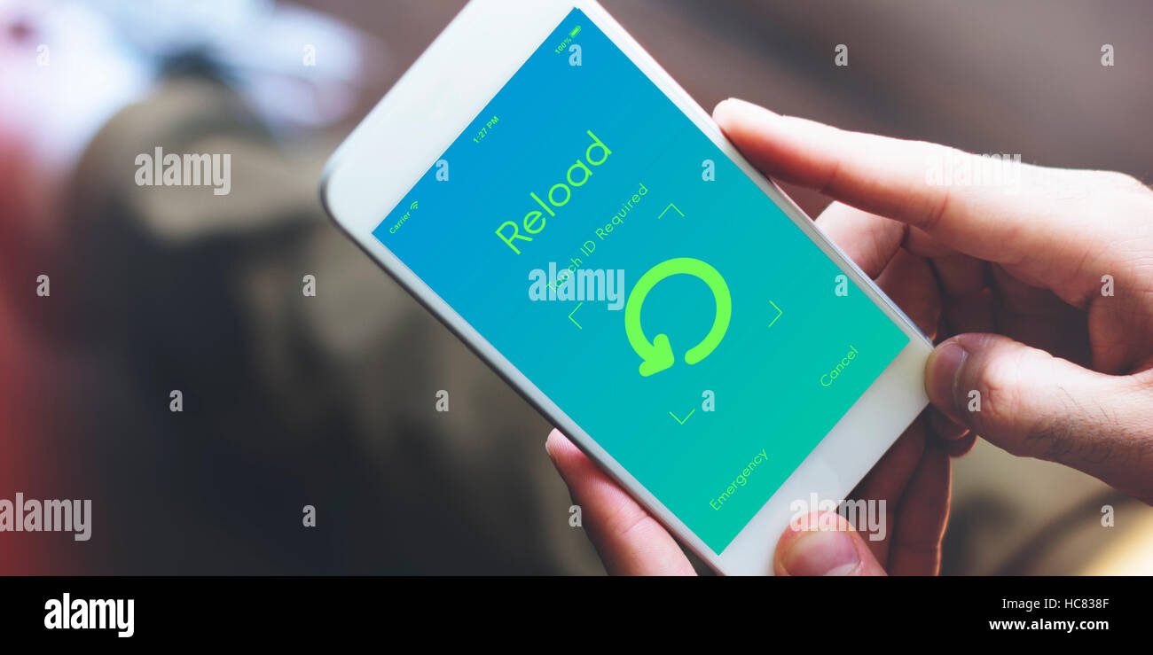 Reload Update Upgrade New Version Concept Stock Photo - Alamy