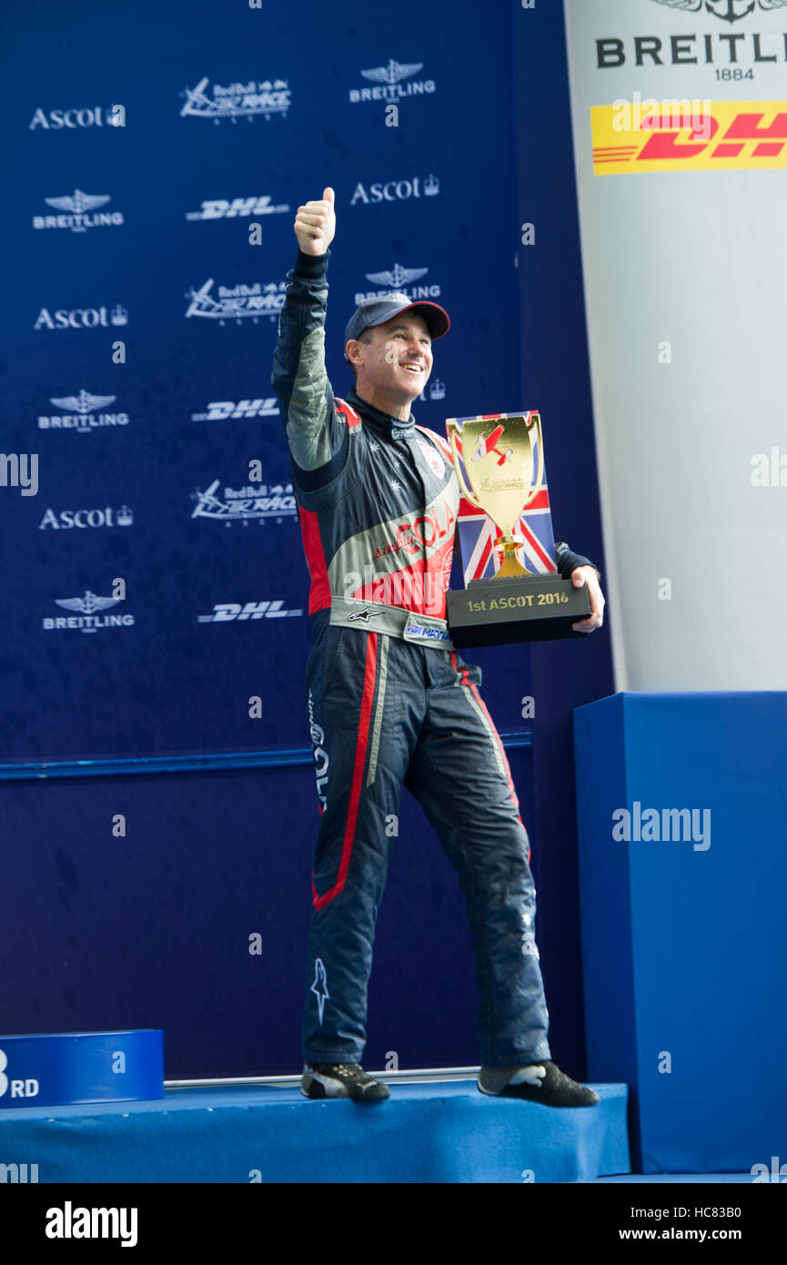 Red Bull Air Race at Ascot Racecourse 2016 Featuring: Matt Hall Racing ...