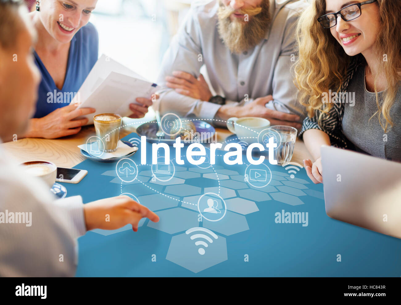 Social Network Internet Connection Technology Concept Stock Photo - Alamy