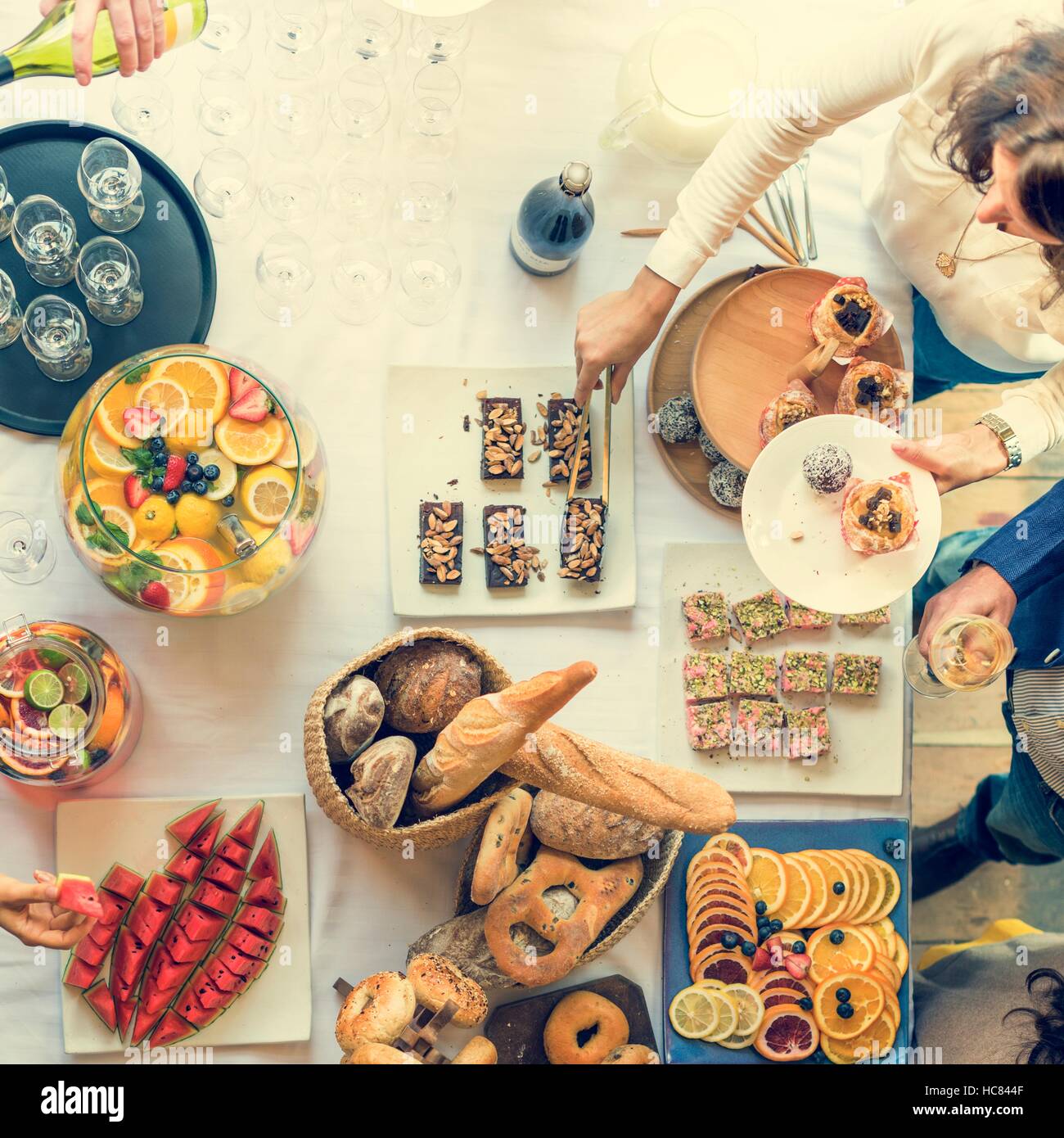Food Catering Cuisine Culinary Gourmet Buffet Party Concept Stock Photo ...