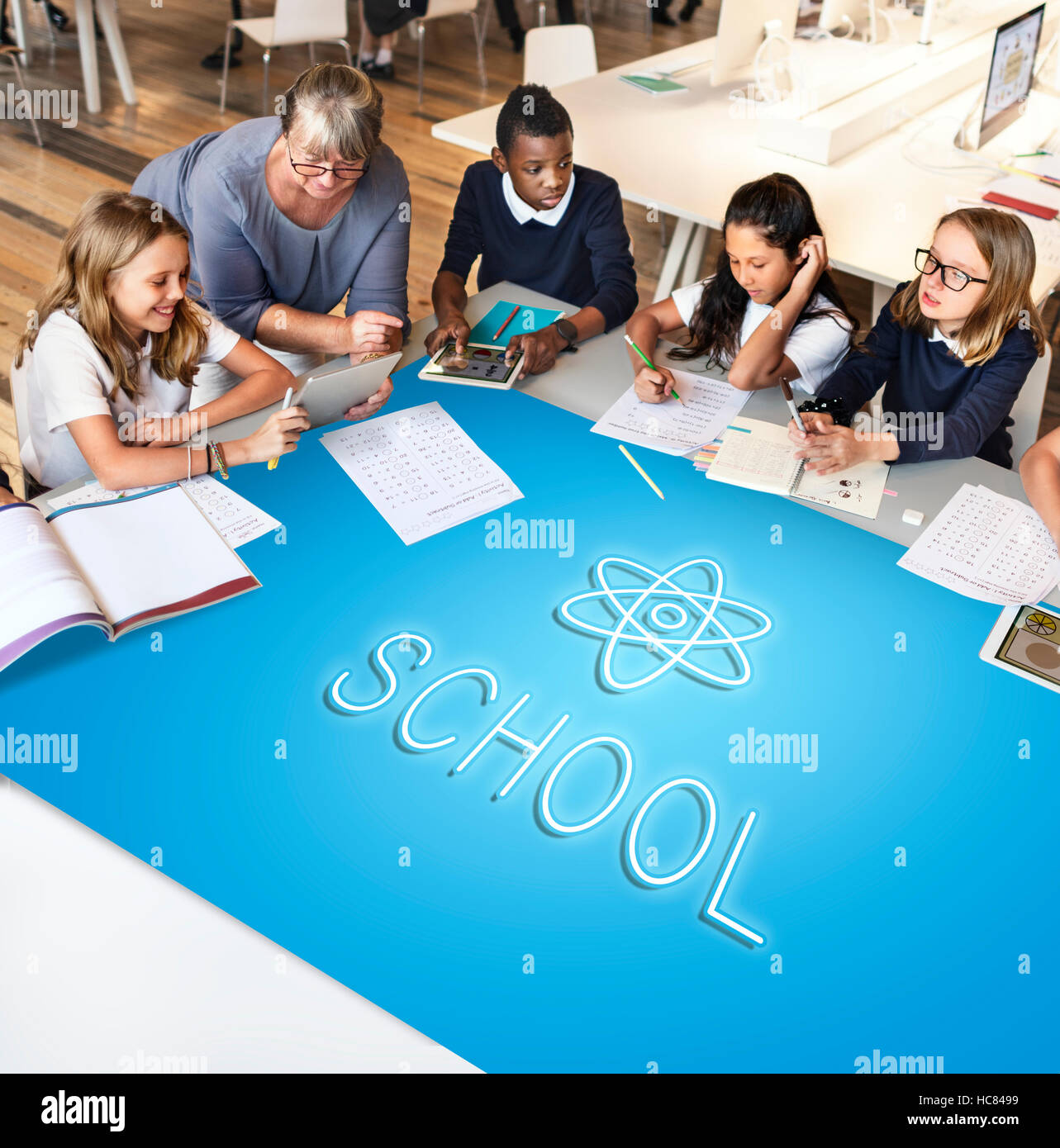 Academic Knowledge Class School Concept Stock Photo - Alamy