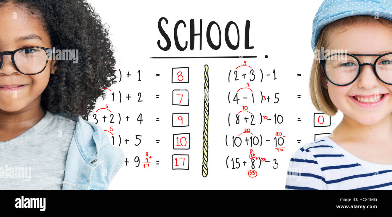 Learning Education Mathematics Calculation Teaching Concept Stock Photo ...