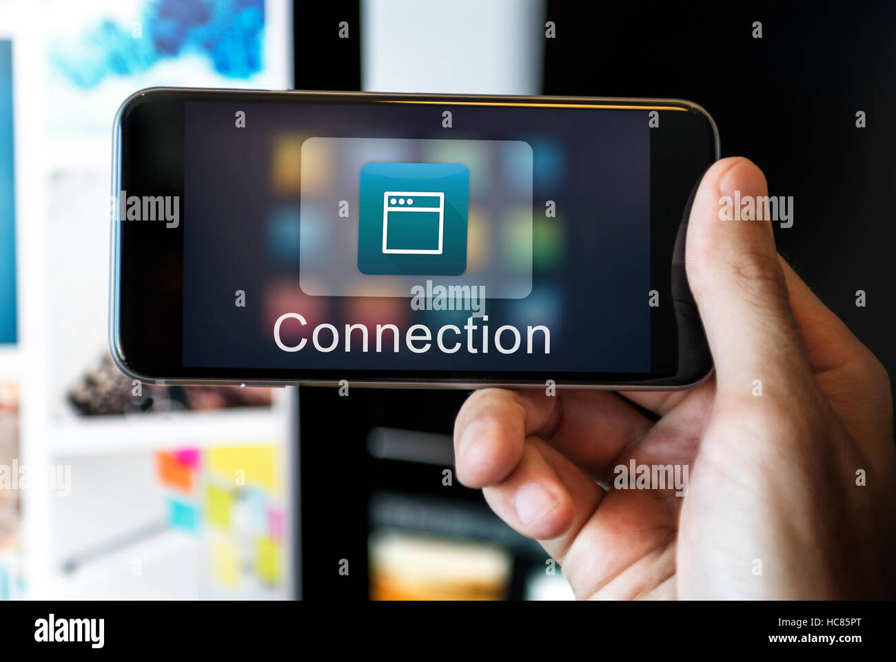 Website Network Online Communication Concept Stock Photo - Alamy