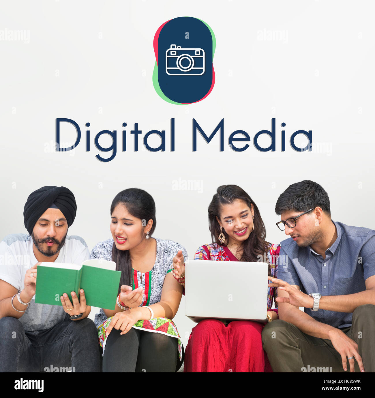 Digital Media Technology Networking Concept Stock Photo - Alamy